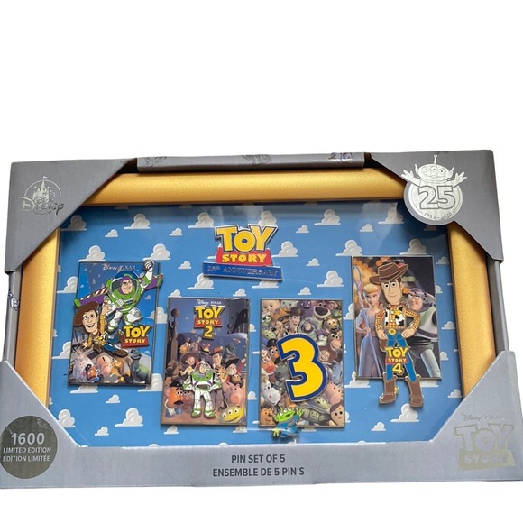 Disney | Toys | Disney Store Pixar Toy Story Collectible Pin Set ...